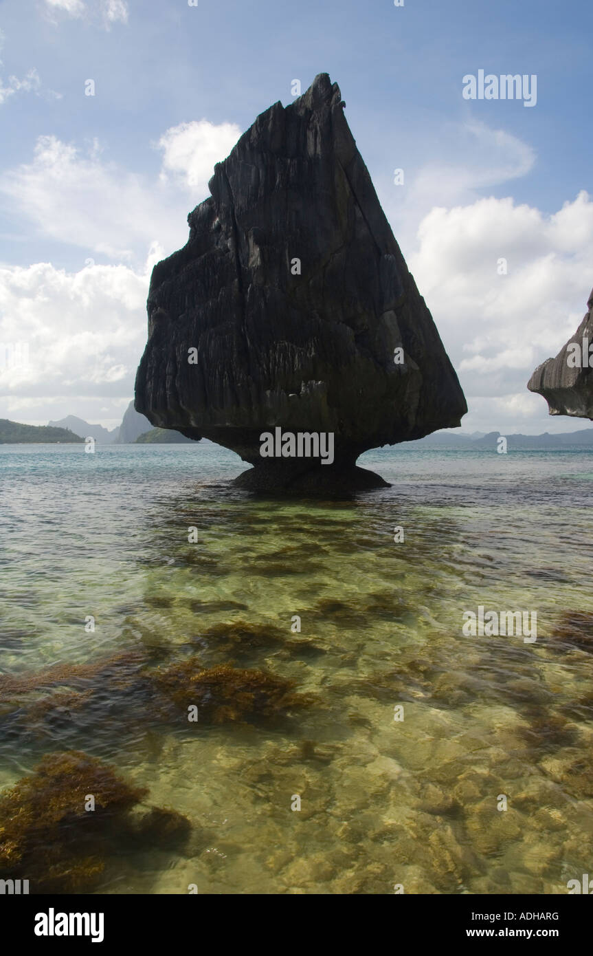 Philippines Luzon Palawan Province El Nido Town Bacuit Bay Unusual ...