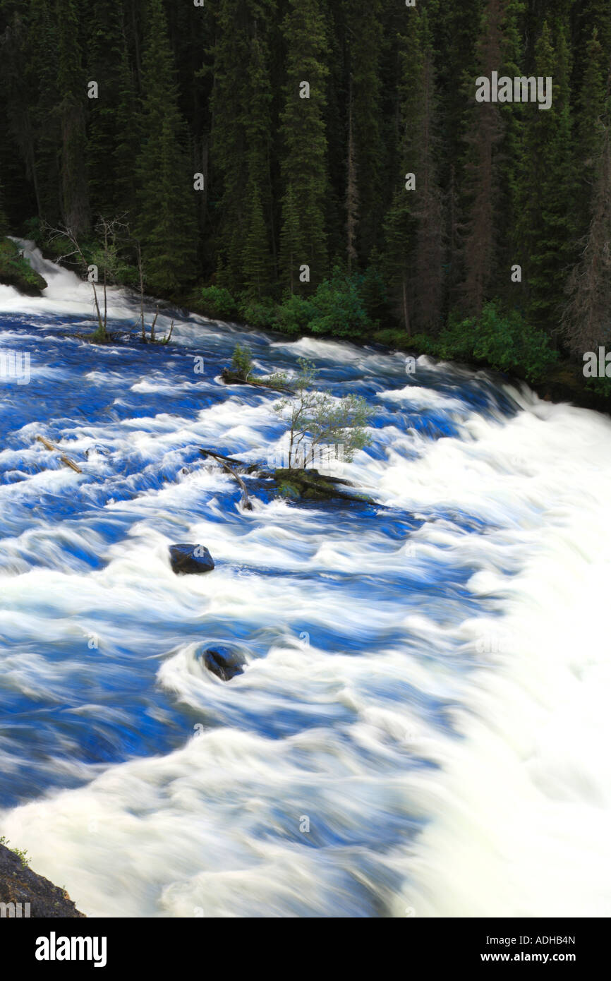 Rapids above Cascade Falls on the Iskut river Kinaskan Lake Provincial ...
