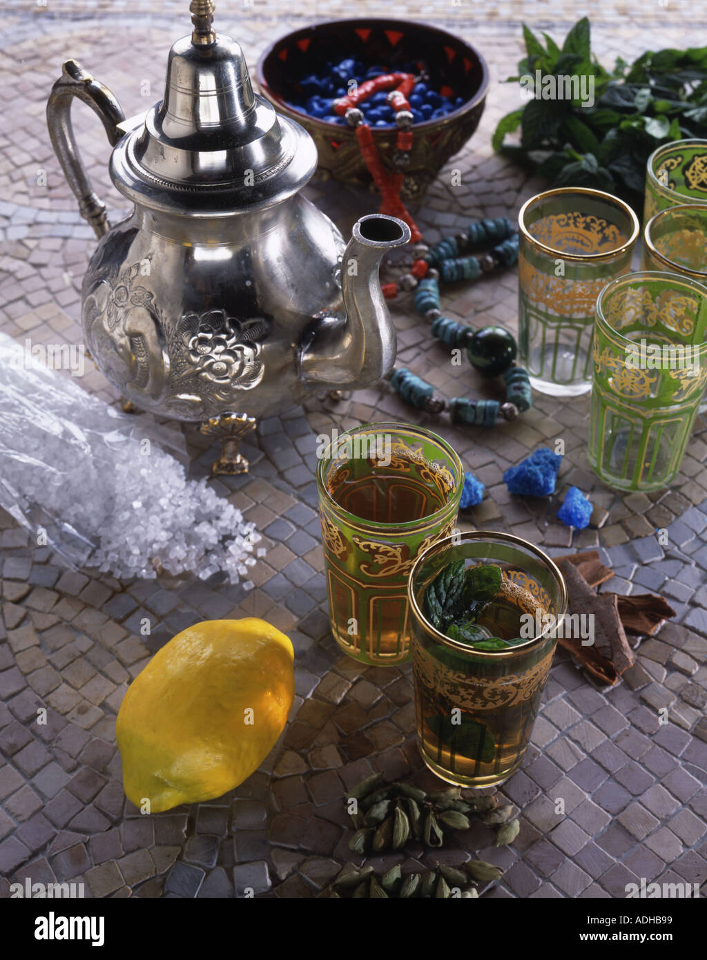 Morrocan tea hi-res stock photography and images - Alamy