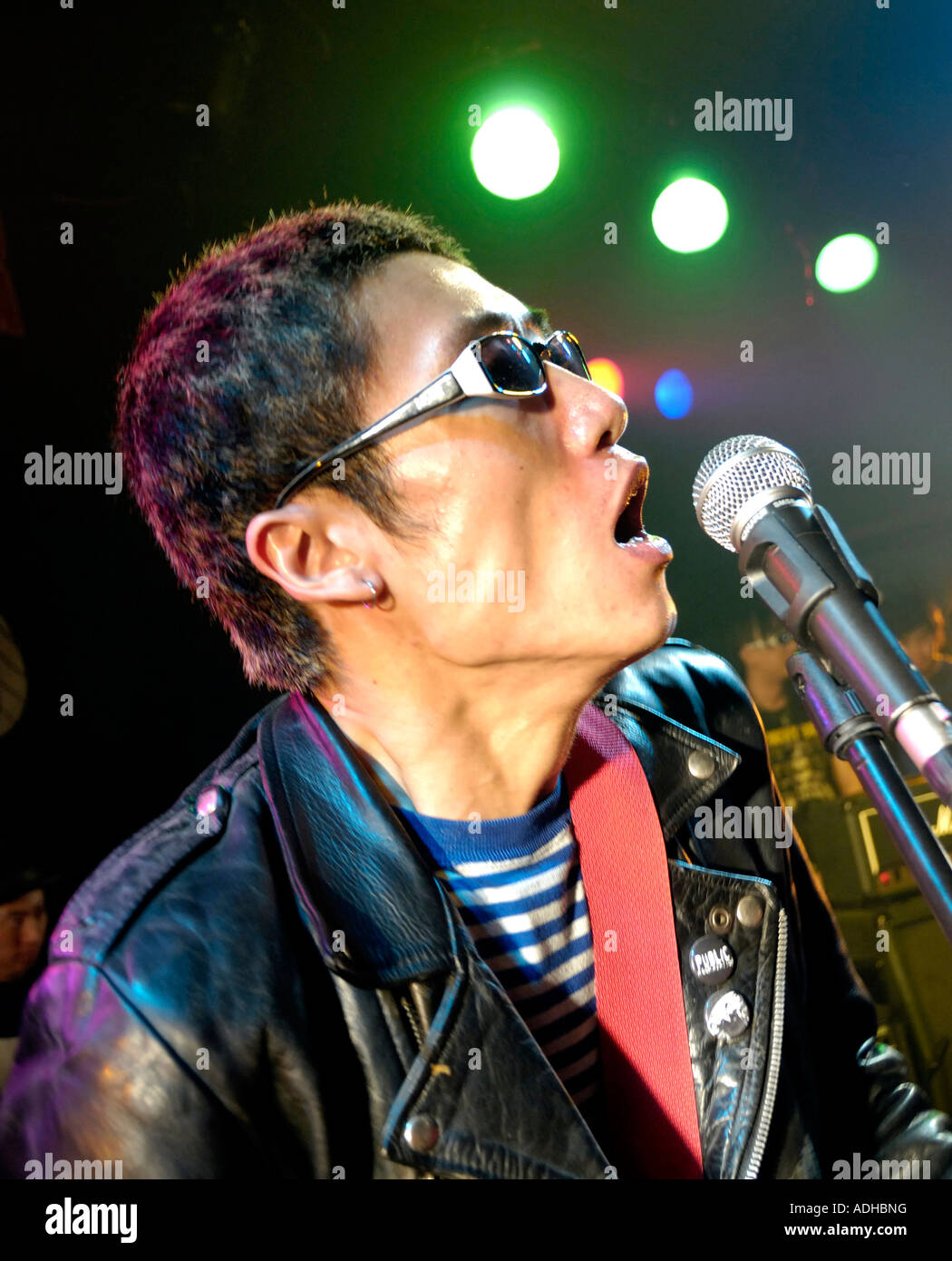 punk band performs in Beijing 04 Aug 2007 Stock Photo - Alamy