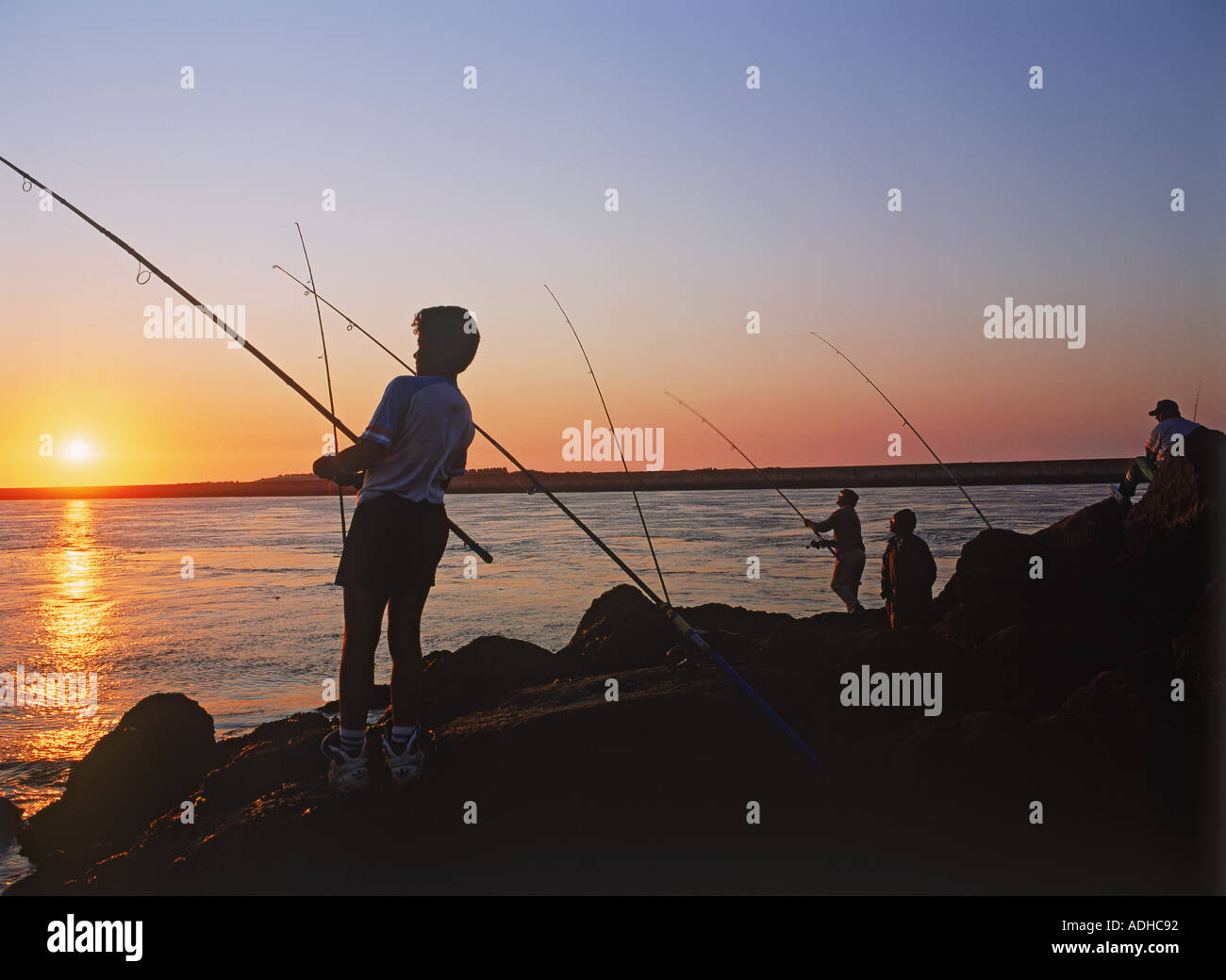 Fishing poles sport fishing hi-res stock photography and images - Alamy
