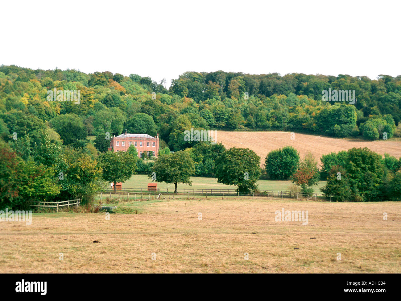 Landscape near a classic English village scene of many films and TV ...