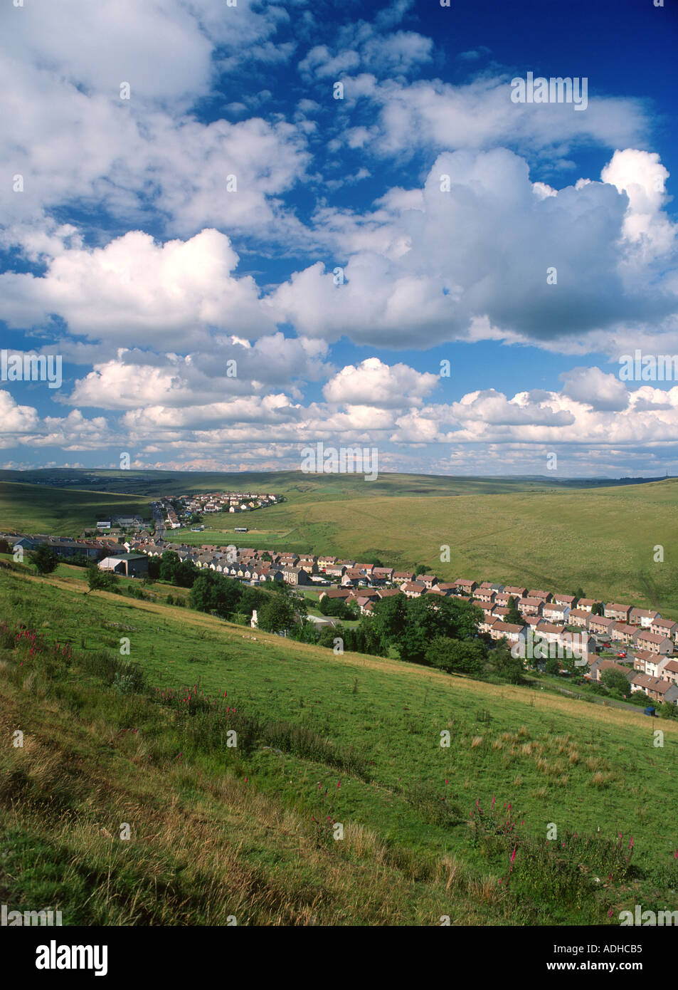Village of Fochriw Darran Valley South Wales Stock Photo - Alamy