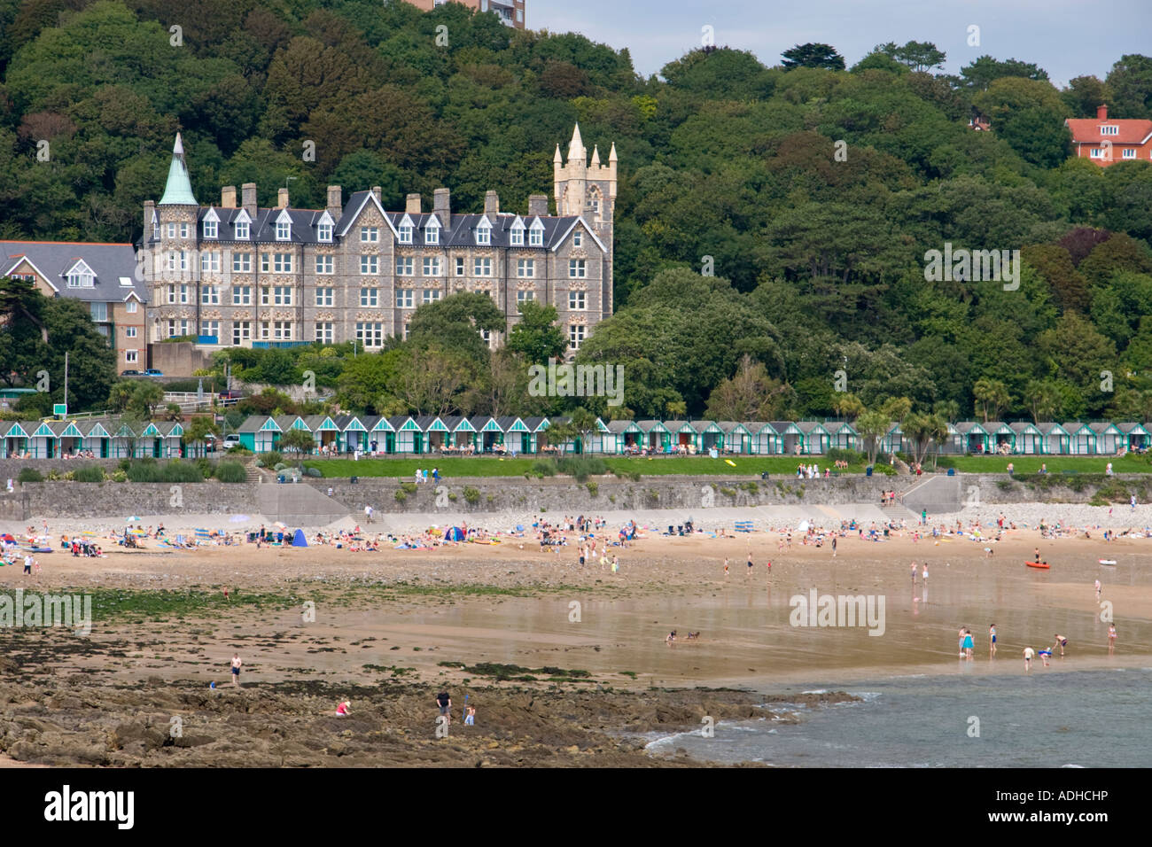 Caswell bay, Gower peninsula ,South Wales Stock Photo, Royalty Free ...