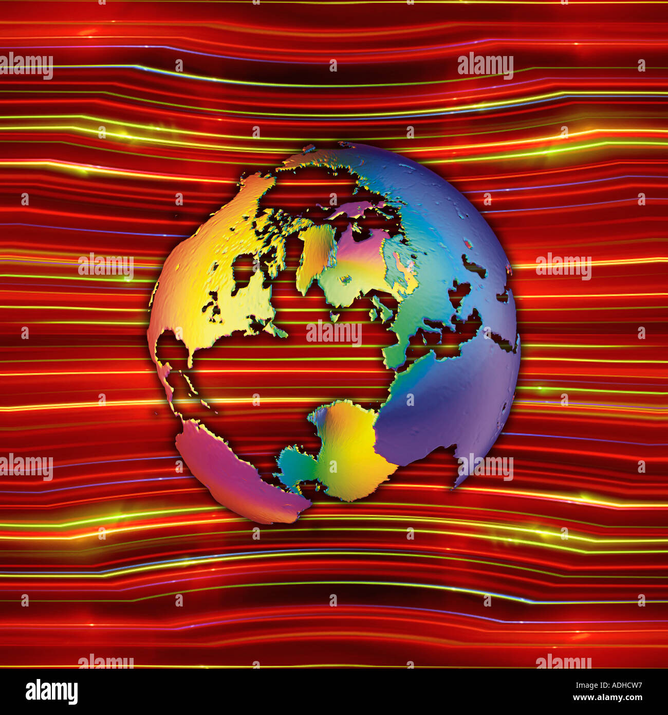 Spherical model of earth hi-res stock photography and images - Alamy