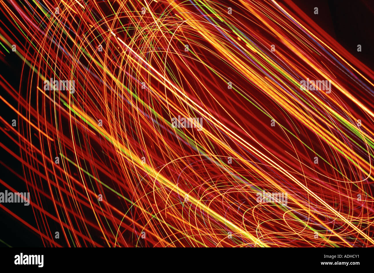 Colorful light streaks motion graphics hi-res stock photography and ...