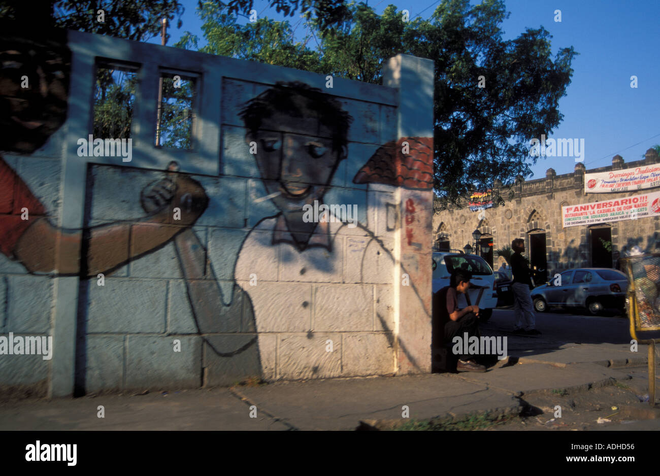 Revolutionary mural in City Leon Nicaragua Stock Photo - Alamy