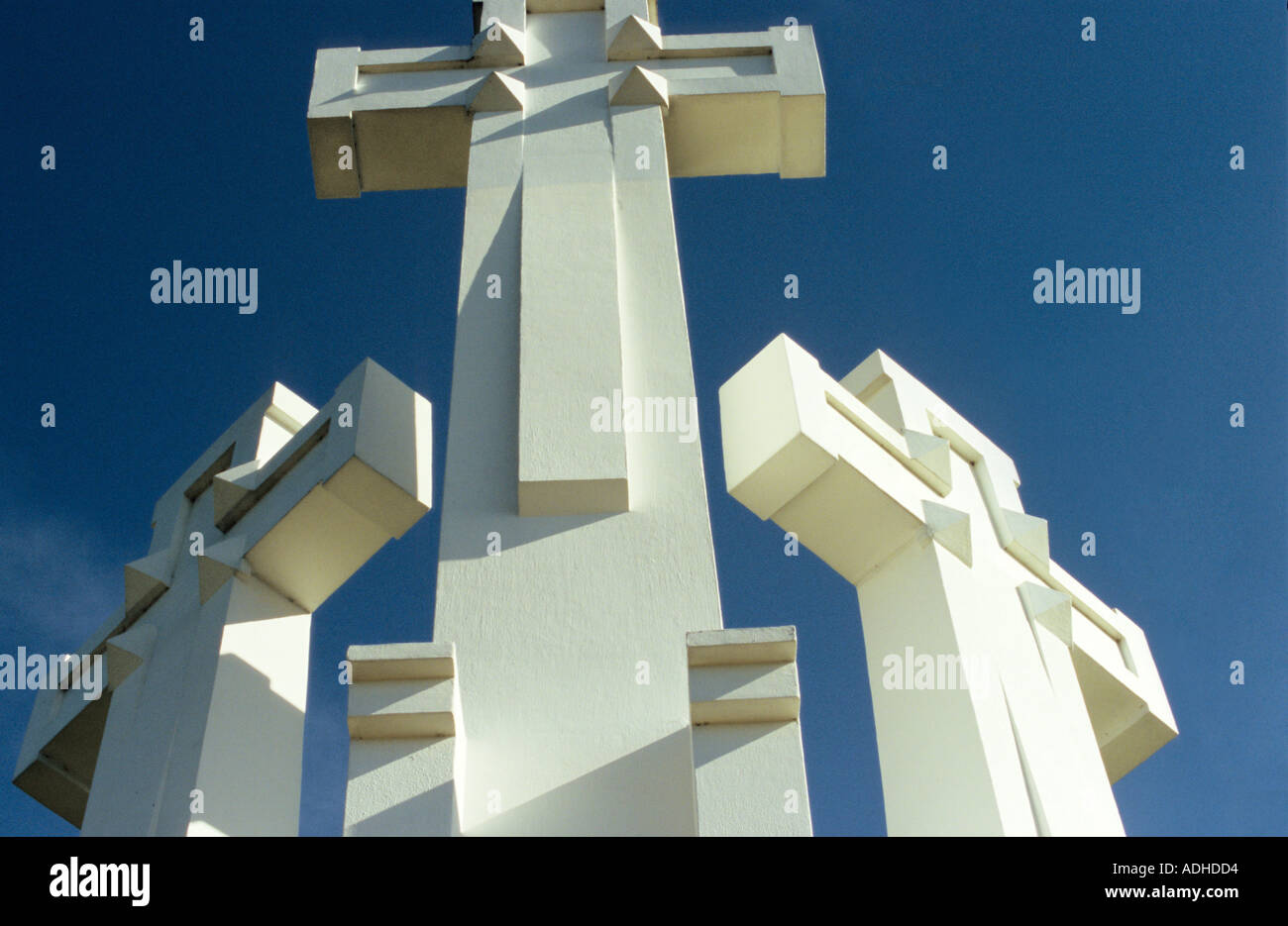 Hill of Three Crosses Vilnius Lithuania Stock Photo - Alamy