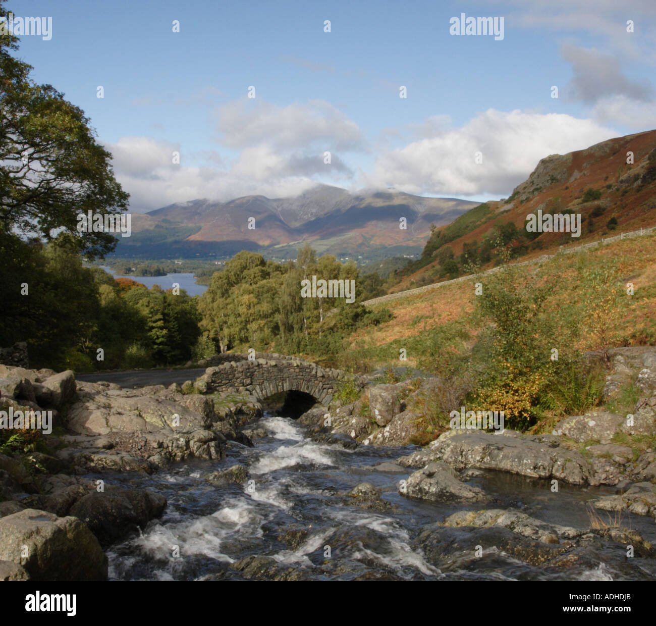 Ashness bridge lake district summer hi-res stock photography and images ...