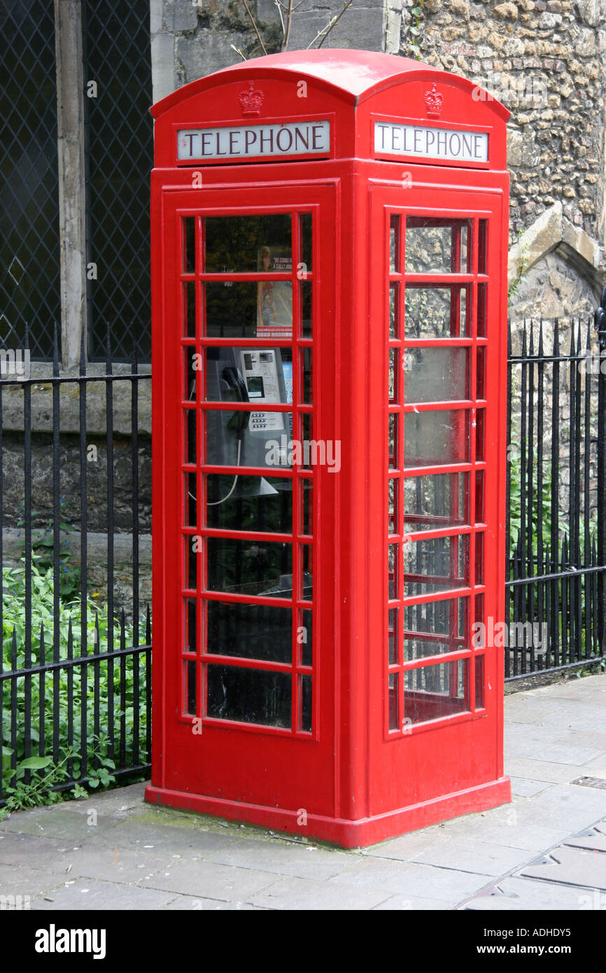 Red Telephone Box Stock Photo - Alamy