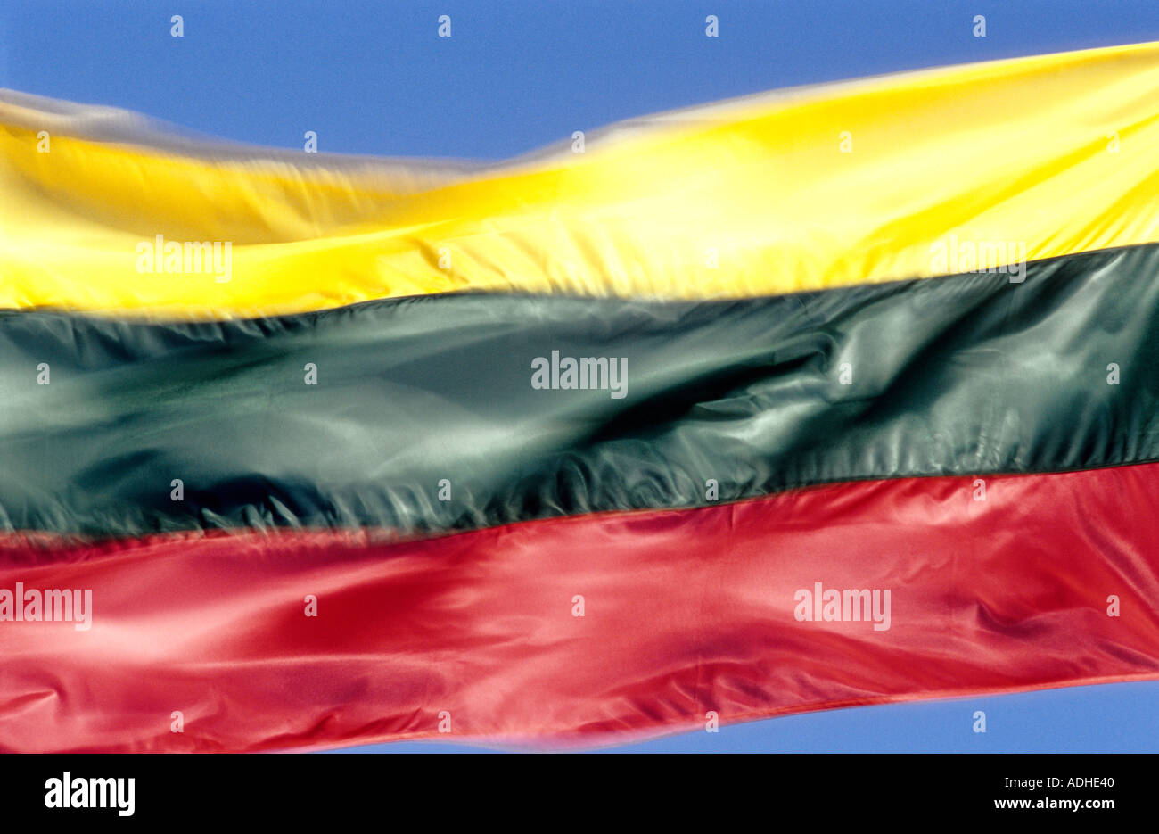 Flag of Republic of Lithuania Stock Photo - Alamy