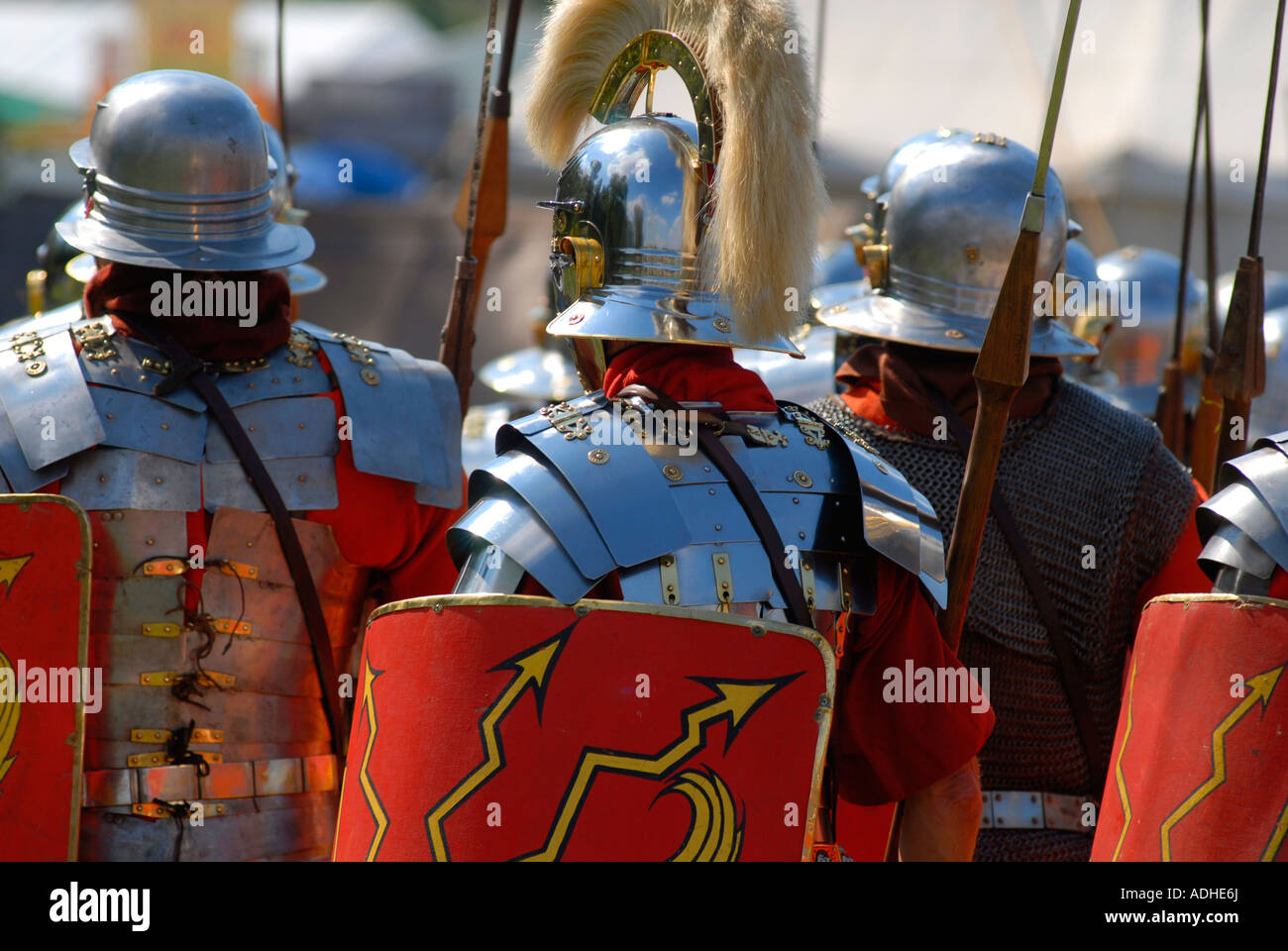 The Ermine Street Guard Roman re enactors at English Heritage Festival ...