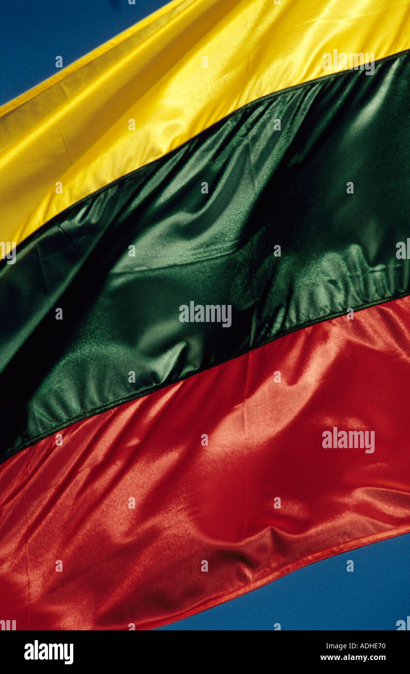 Republic of Lithuania National Flag Stock Photo - Alamy