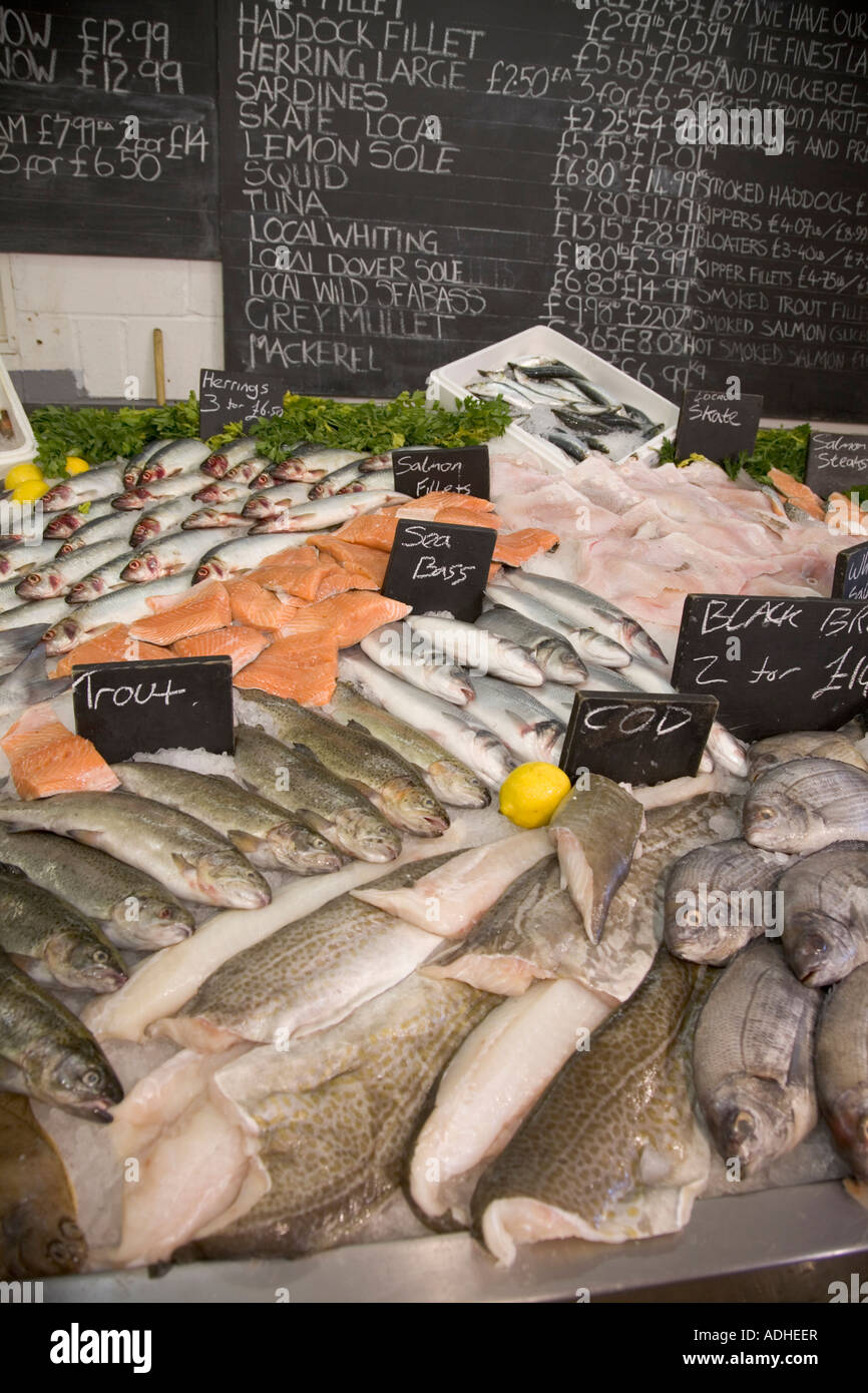 Whitstable fish market Kent England Stock Photo - Alamy
