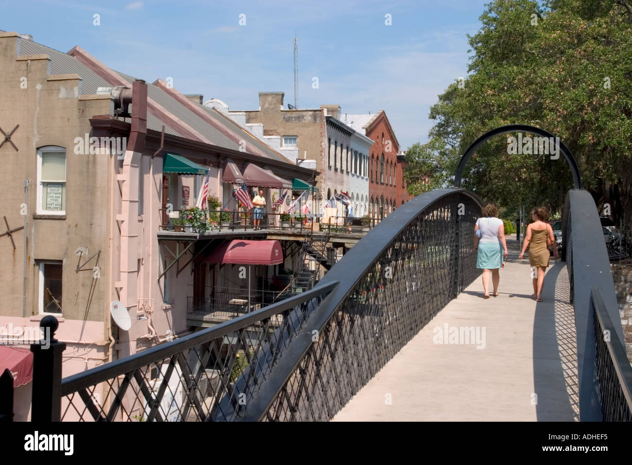 Factors Walk Historic District Savannah Georgia Stock Photo - Alamy