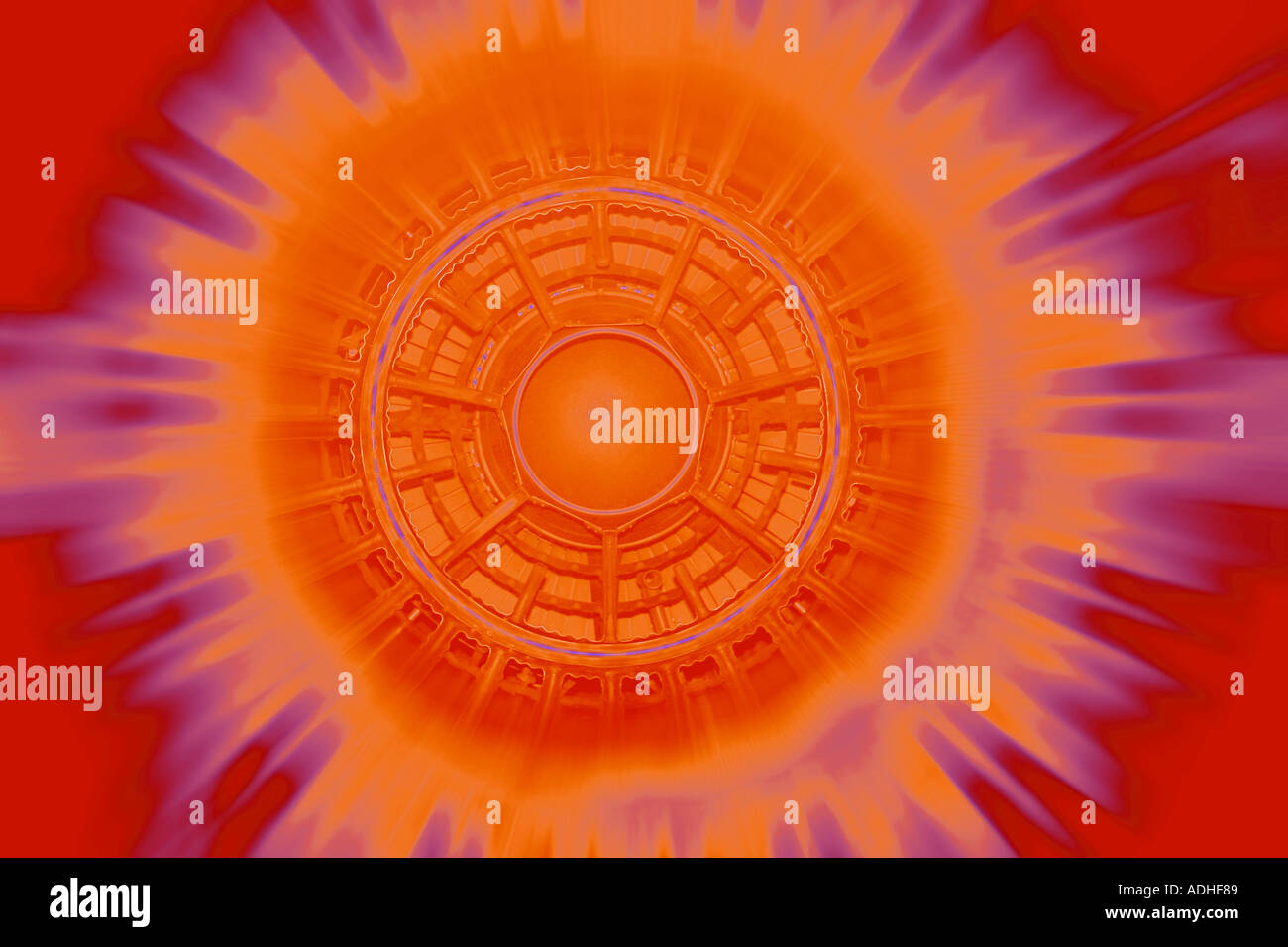 Psychedelic jet blast concept Stock Photo - Alamy