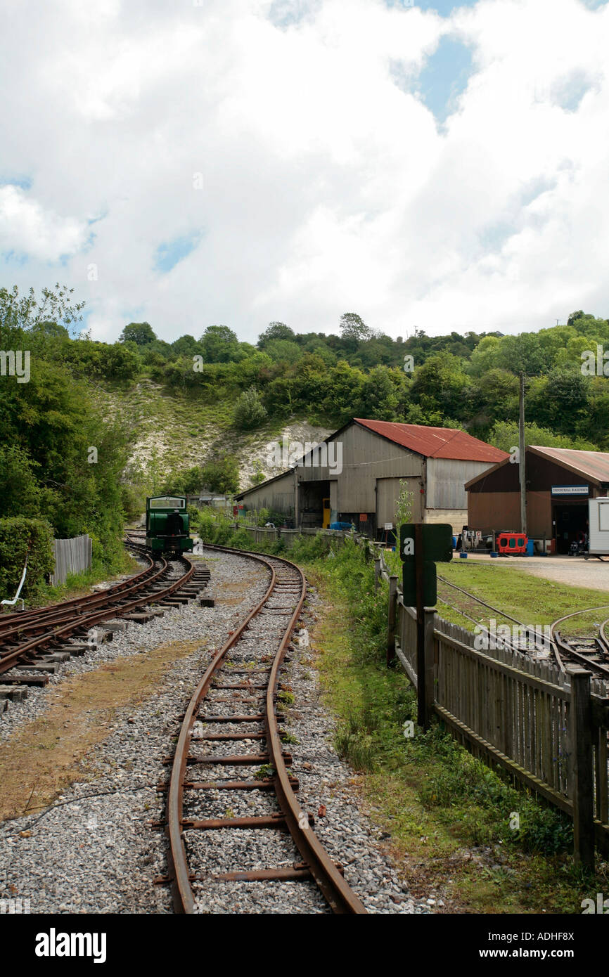 Narrow gauge railway at Amberley Working Museum, Amberley, West Sussex ...