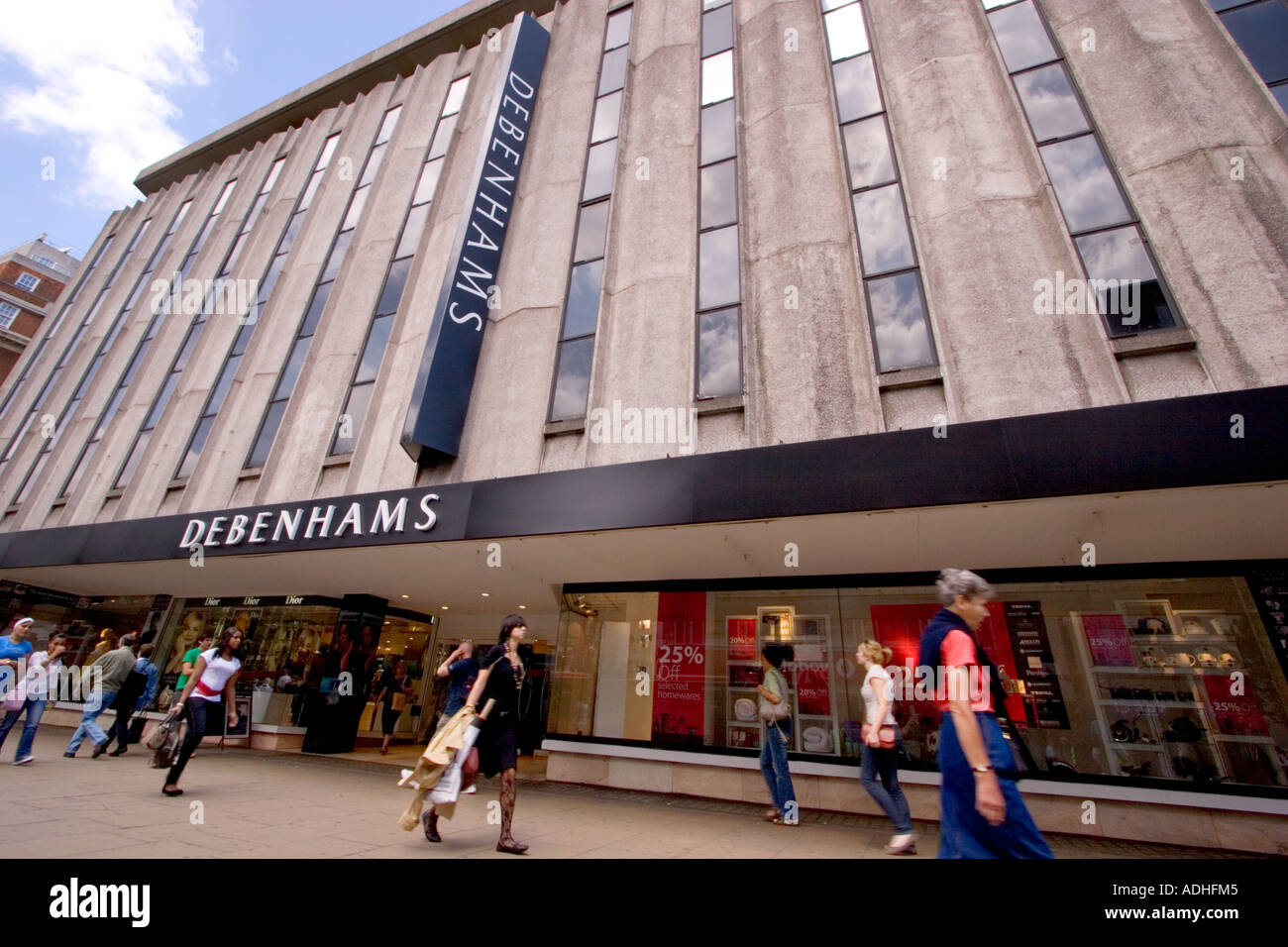 Debenhams department store branch Oxford Street London UK Stock Photo ...