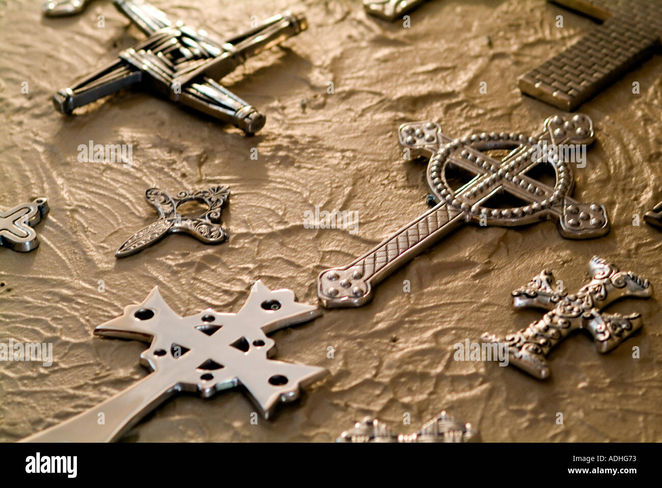 Hanging crosses hi-res stock photography and images - Alamy