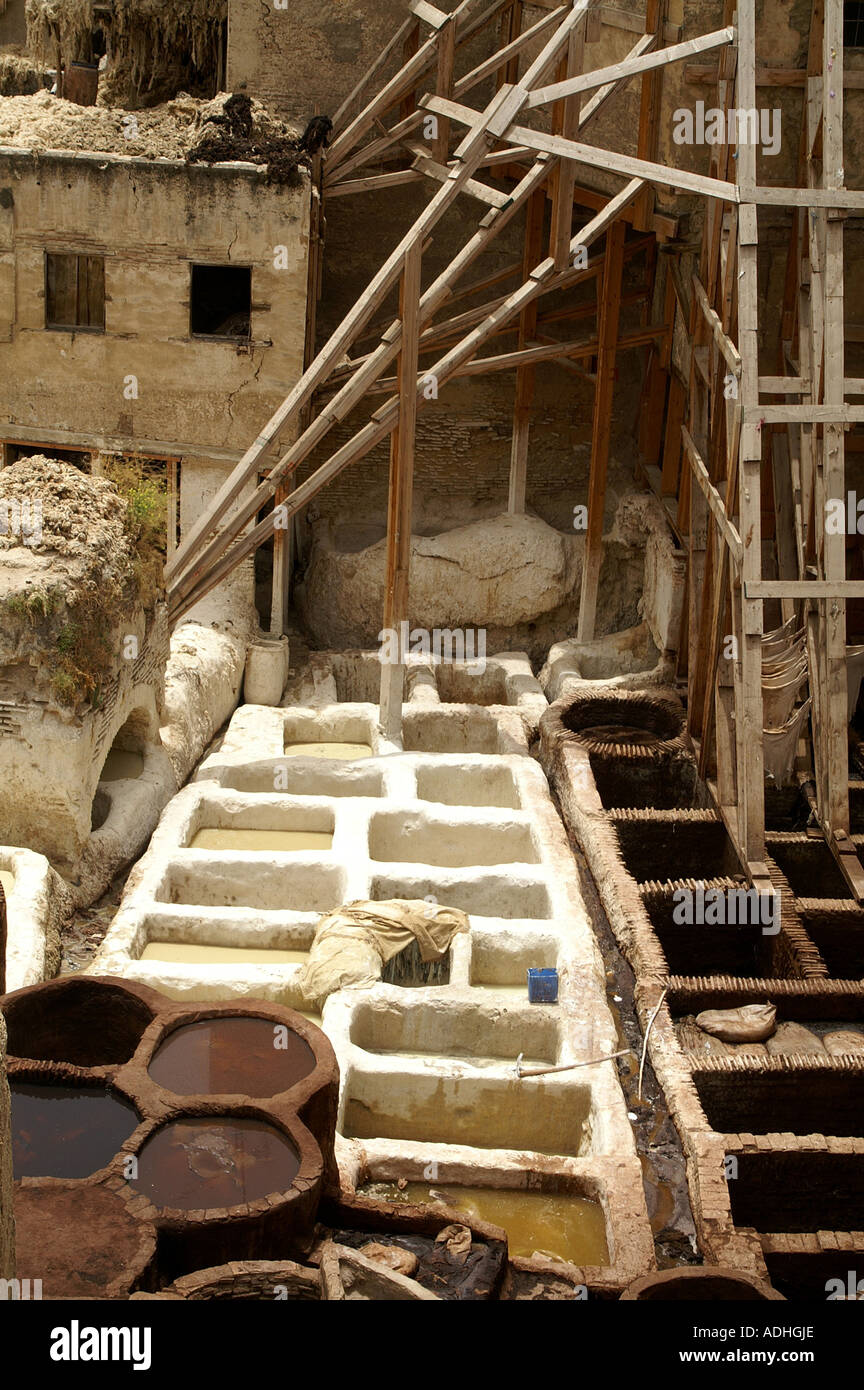 Tanners craft trade processing workshops arts hi-res stock photography ...