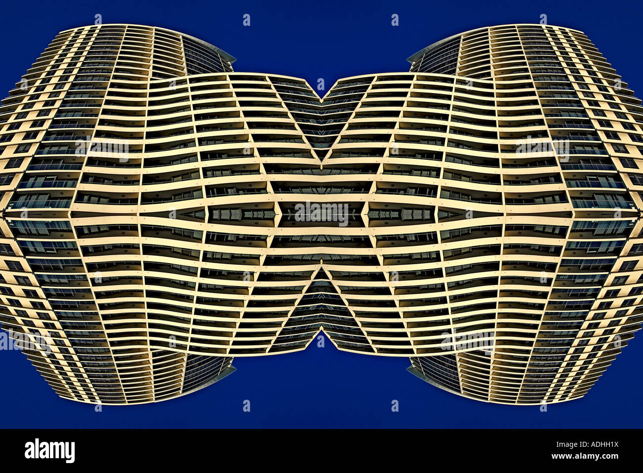 Abstract Architecture Residential Apartments Hi Rise Building Stock ...