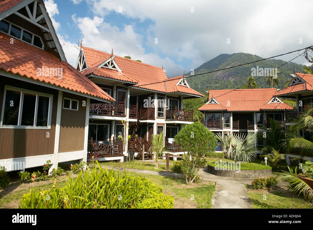 Paya Tioman Resort Village - Tioman Island - Malaysia Stock Photo - Alamy