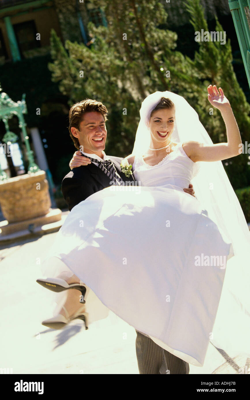 Groom Lifting Veil Bride High Resolution Stock Photography and Images ...