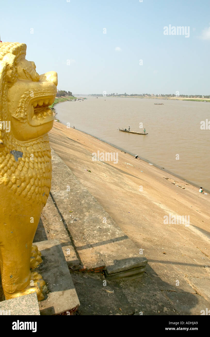 River Front Phnom Pehn Cambodia Stock Photo - Alamy