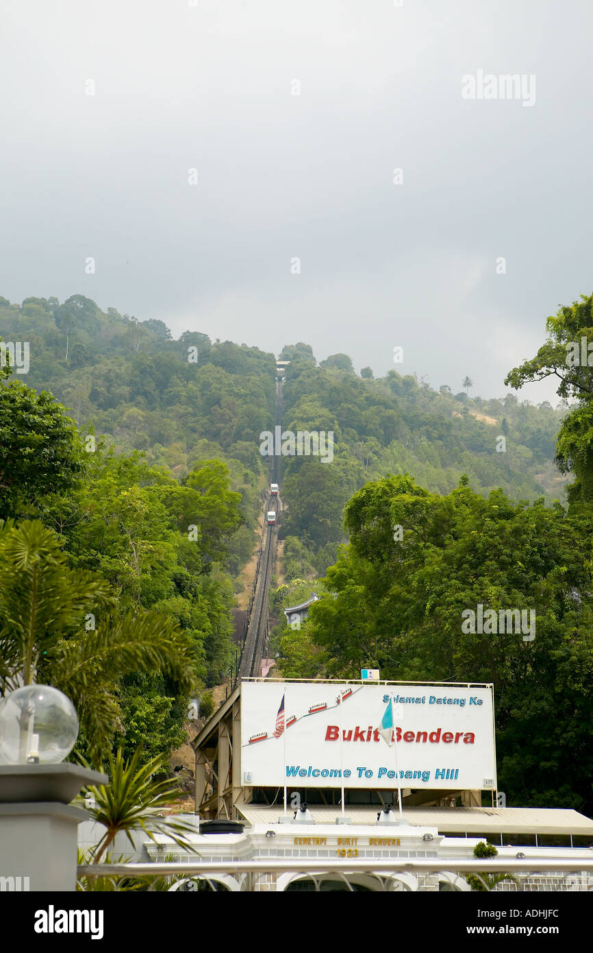 The Penang Hill Funicular Railway High Resolution Stock Photography and ...