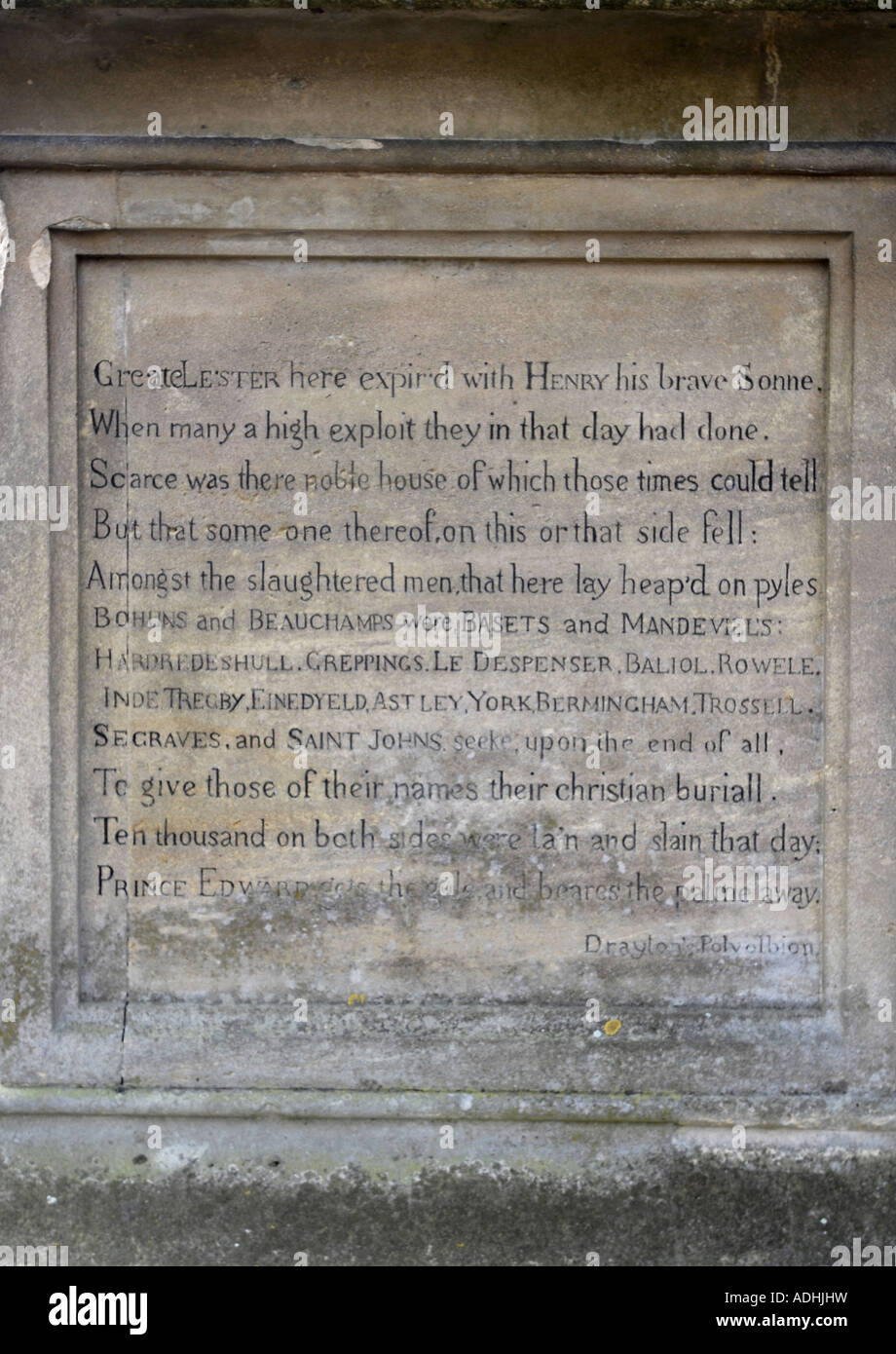 The Leciester Tower and Obelisk marking the Battle of Evesham ...
