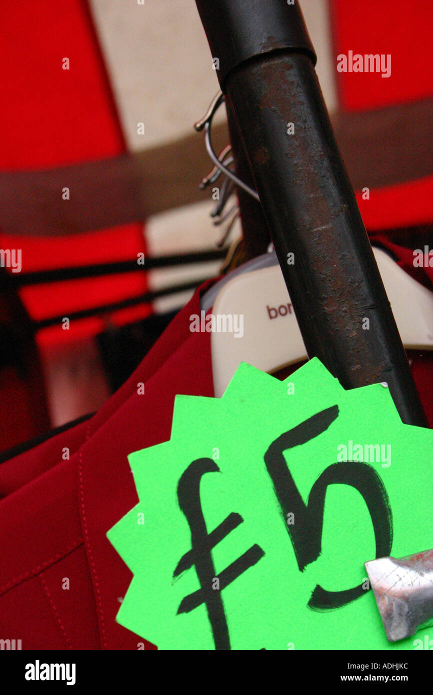 Price tag on market stall Stock Photo - Alamy