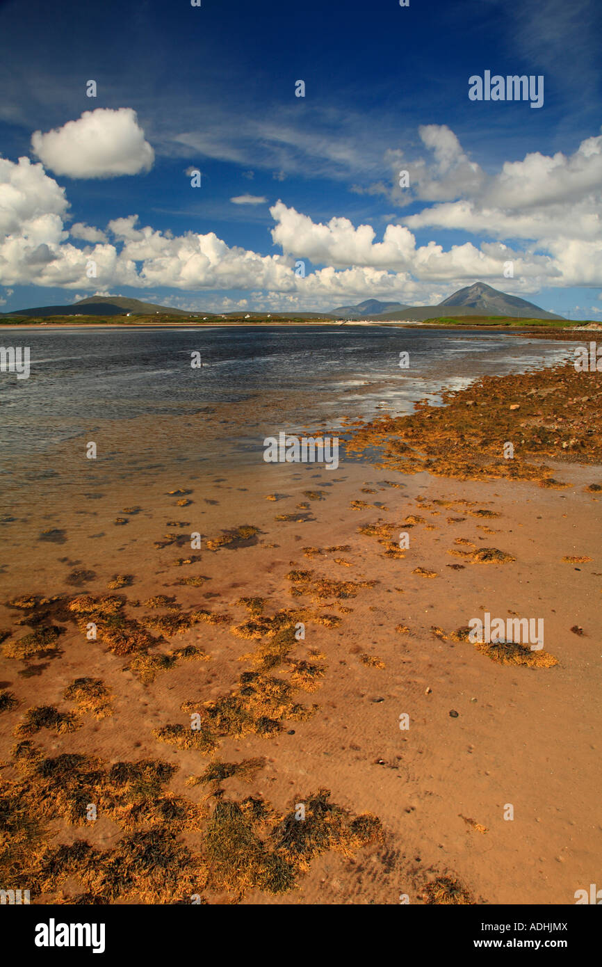 Inishbiggle and Slievmore, Achill Island from Tallagh, Ballycroy ...