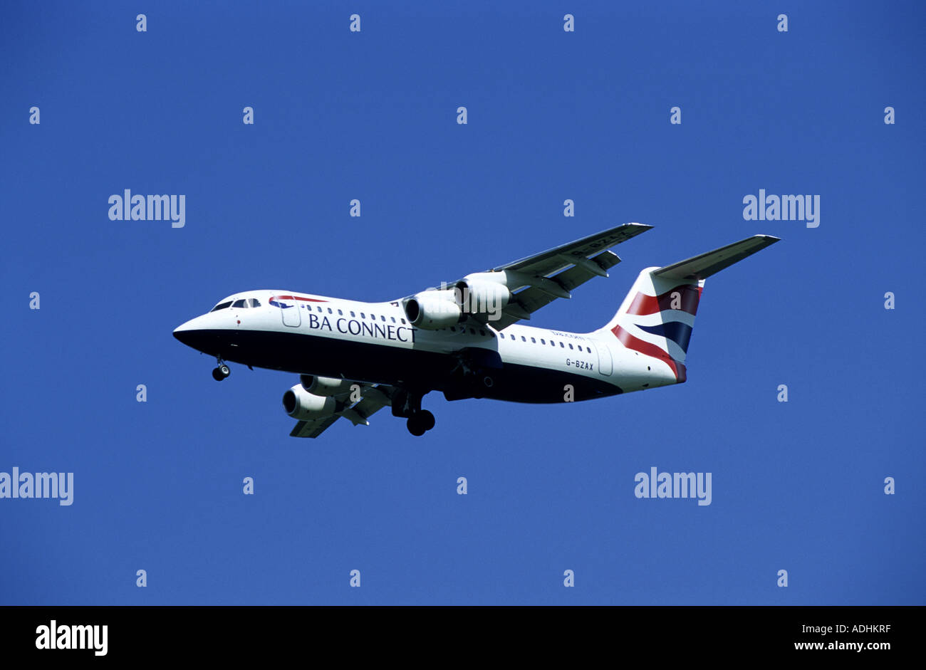 BA Connect Avro RJ100 aircraft approaching Birmingham International ...