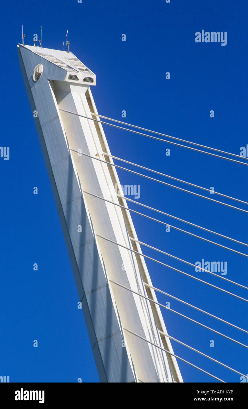 Alamillo Bridge Seville Spain Stock Photo - Alamy