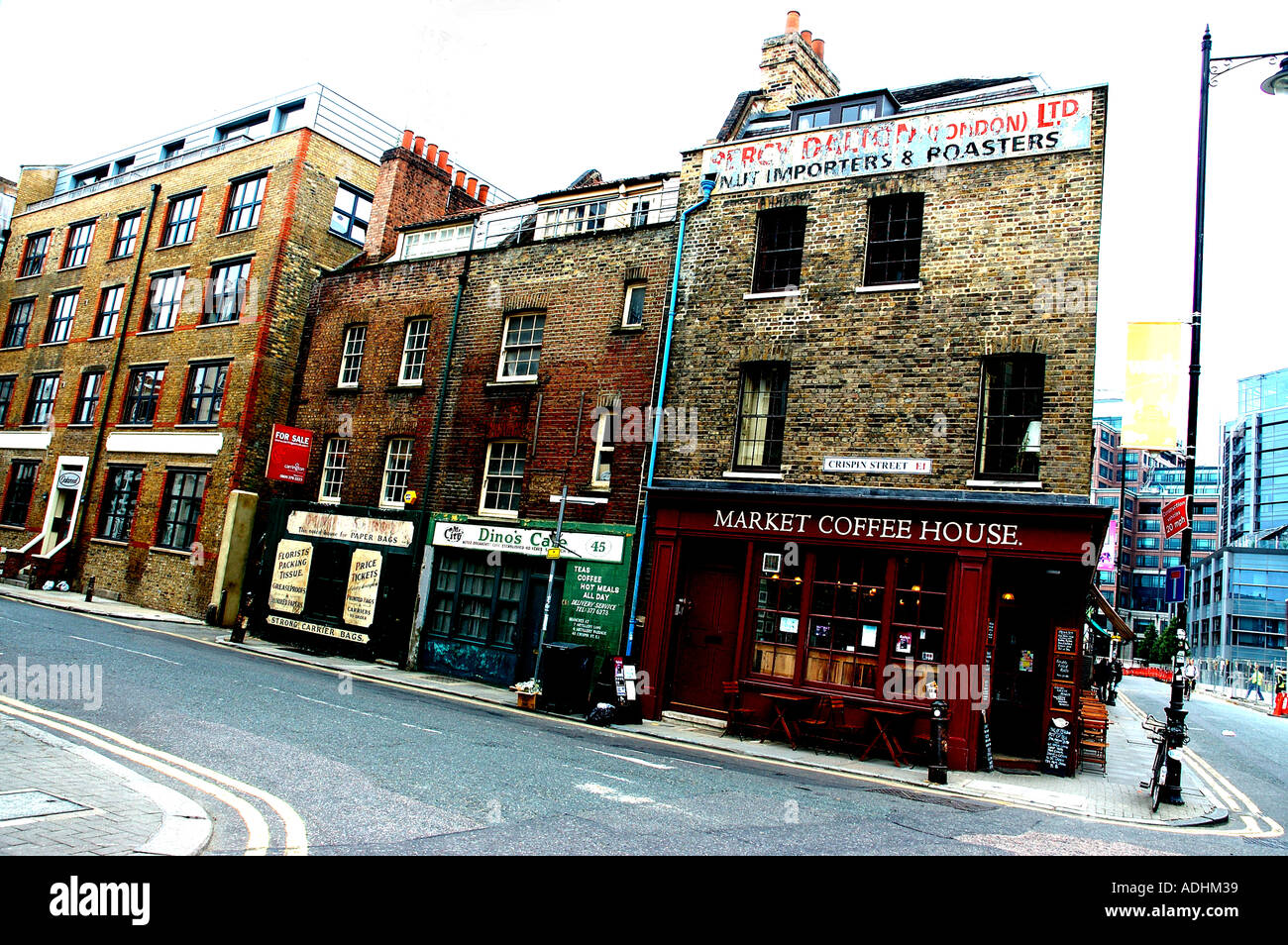 Spitalfields Market shops Stock Photo - Alamy