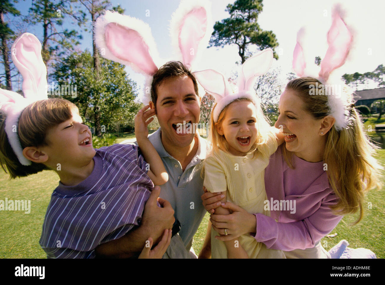 Easter bunny parents two hi-res stock photography and images - Alamy