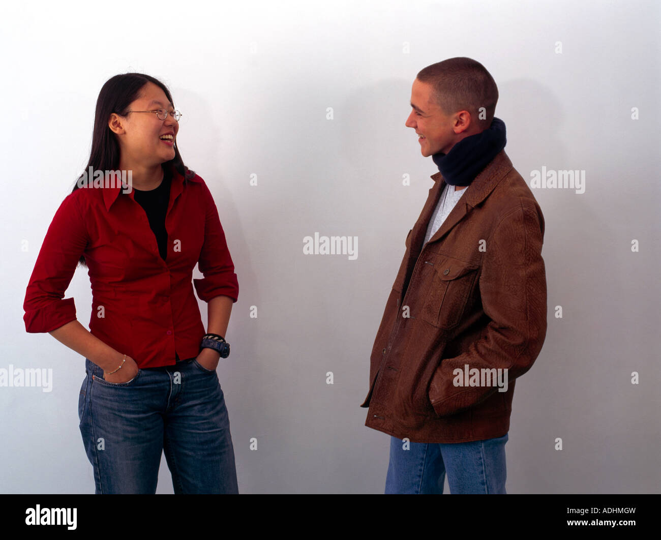 Marcq-en-baroeul France Korean Girl & French Boy Stock Photo - Alamy
