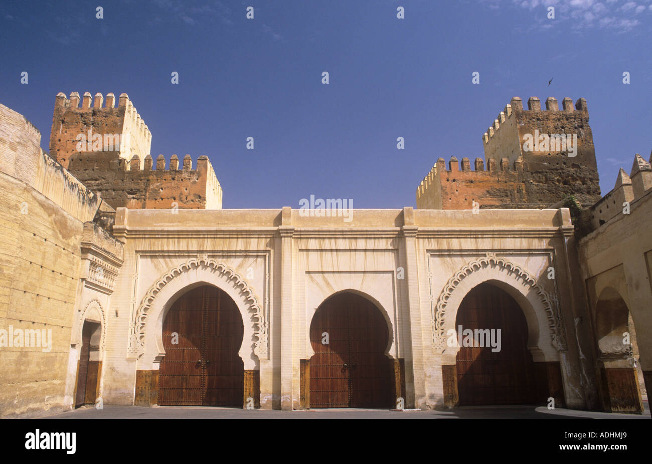 Morocco Fès Makina Porte de la Musique Sacrée Stock Photo - Alamy