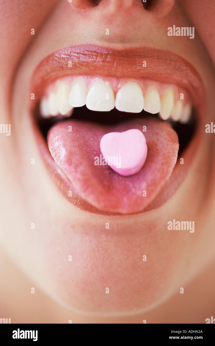 Adult womans tongue hi-res stock photography and images - Alamy