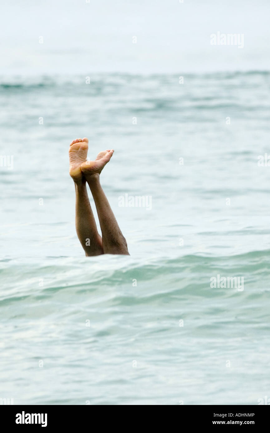 funny situation at the beach Stock Photo - Alamy