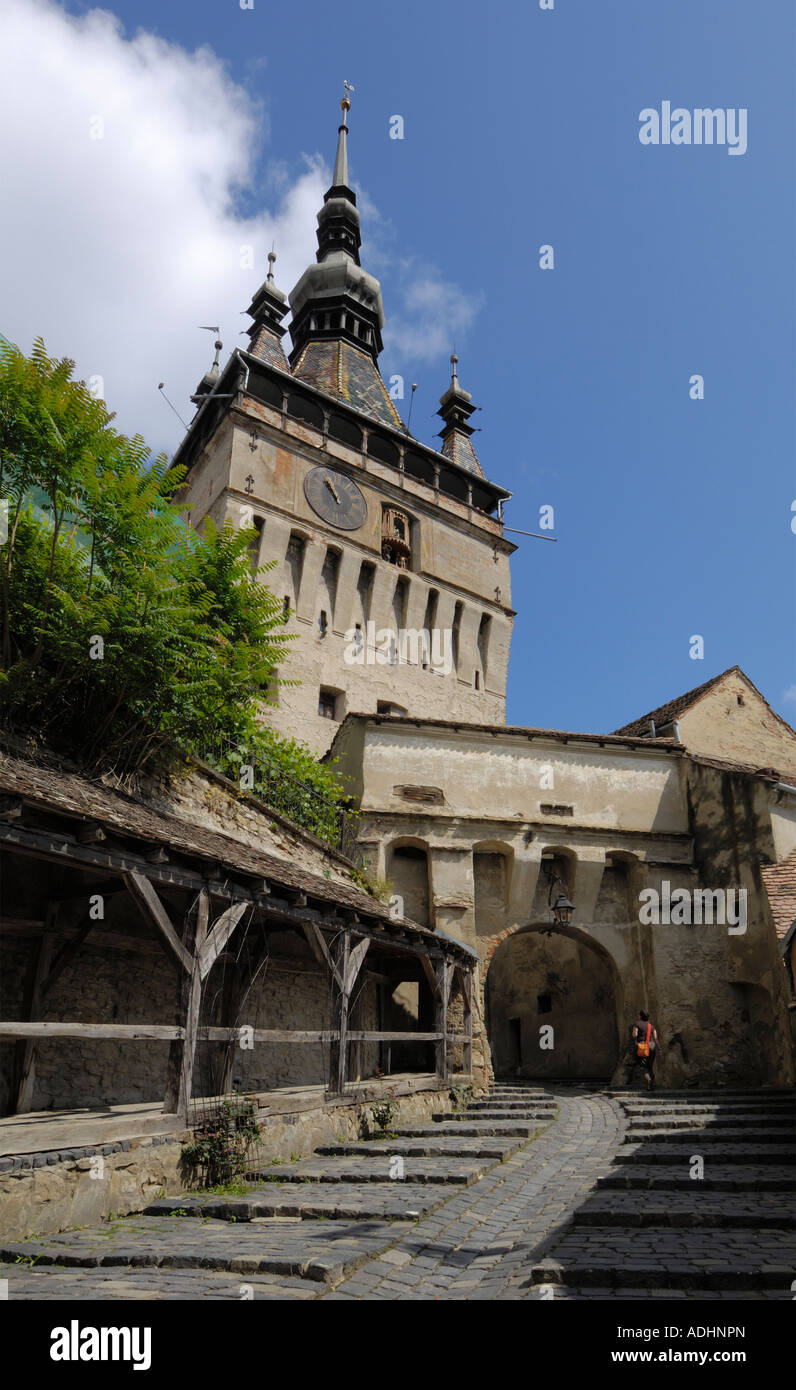 Clock Tower, Sighisoara, Transylvania, Romania Stock Photo - Alamy