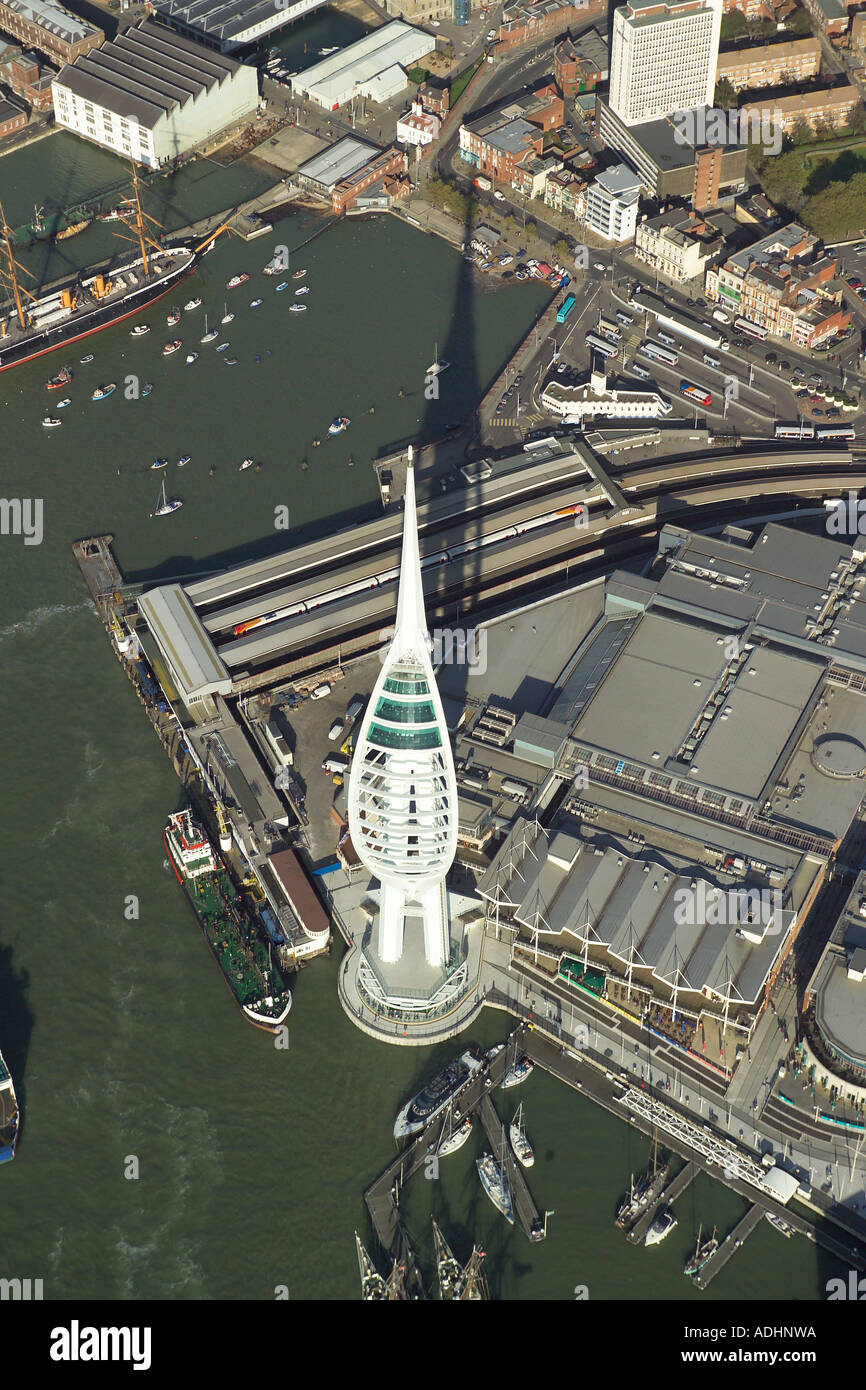 Spinnaker Tower Aerial High Resolution Stock Photography and Images - Alamy