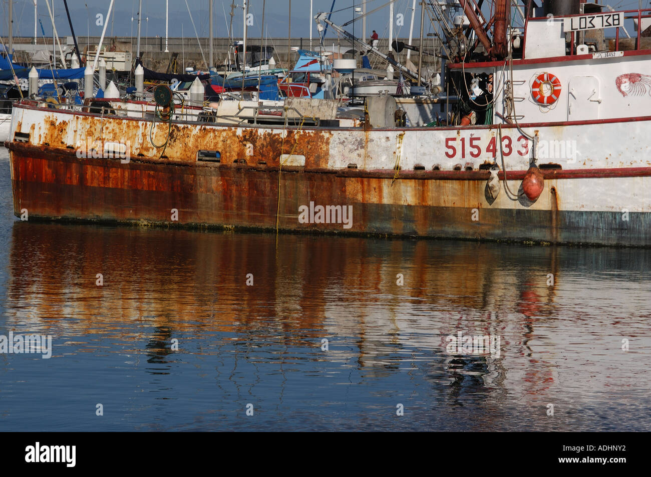 Old Rusty Fishing Boat Stock Photo - Alamy