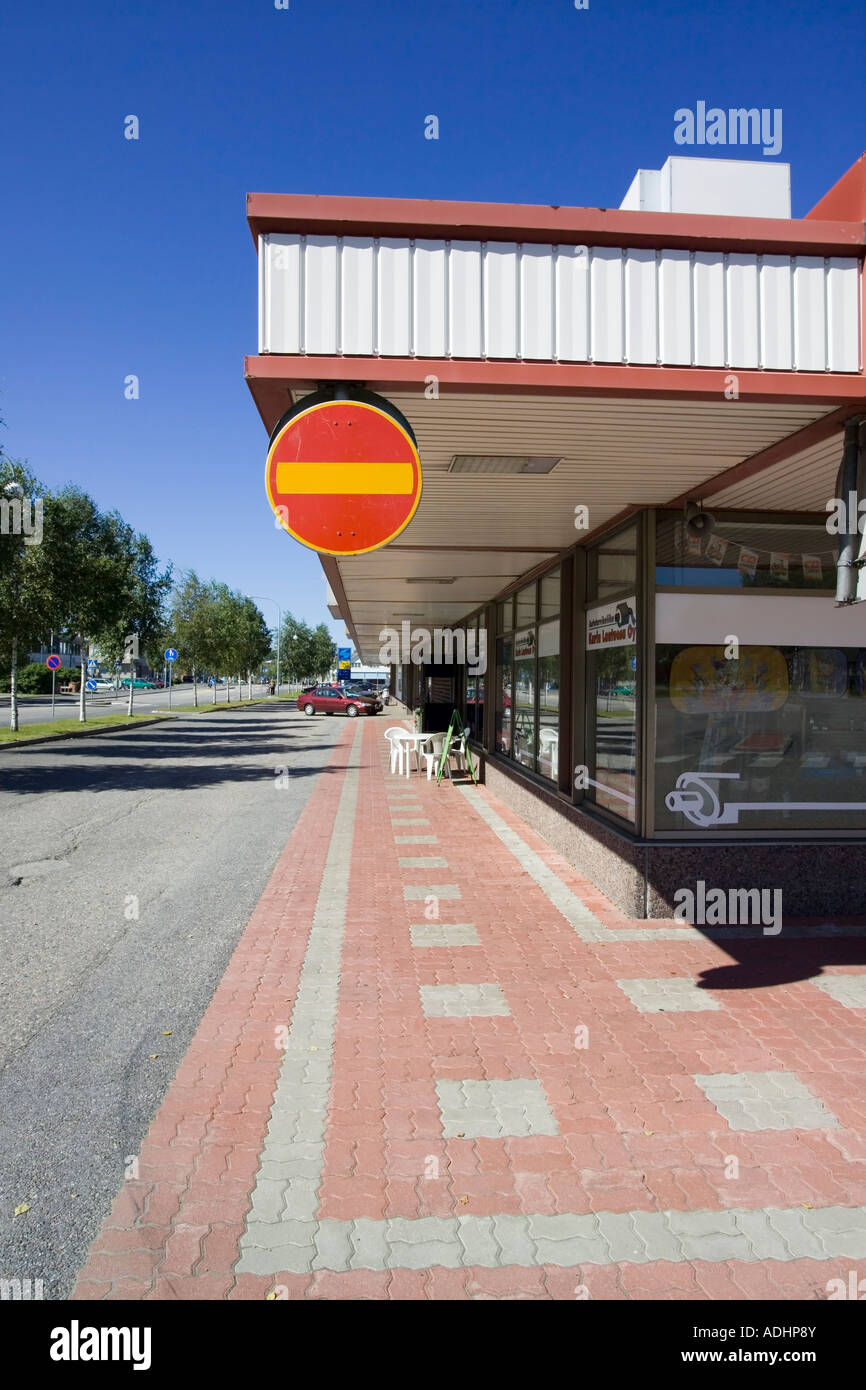 No entry traffic sign Finland Stock Photo - Alamy