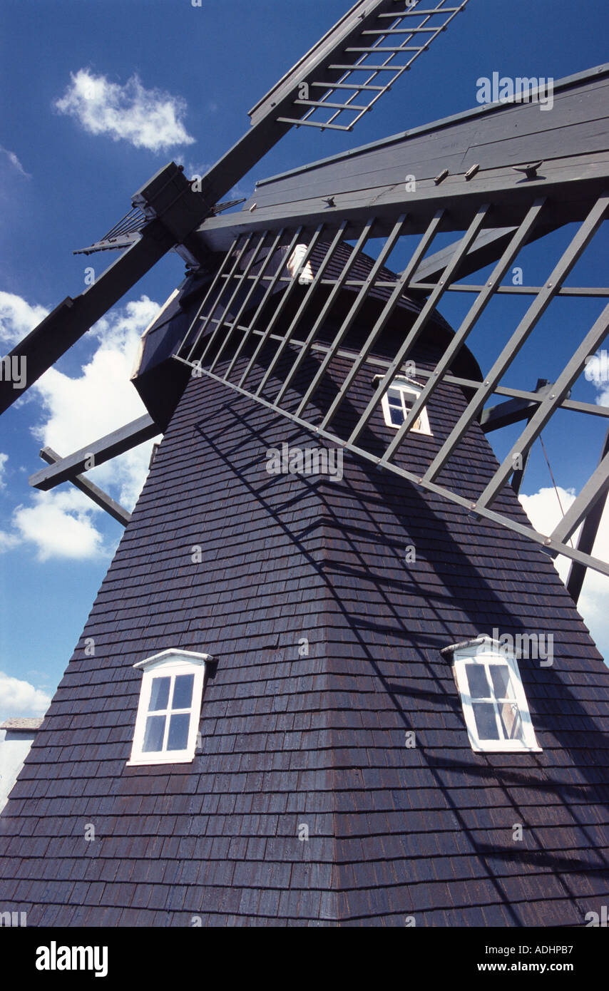 Classic Windmill, Kloster Molle, Vestervig in Denmark Stock Photo - Alamy