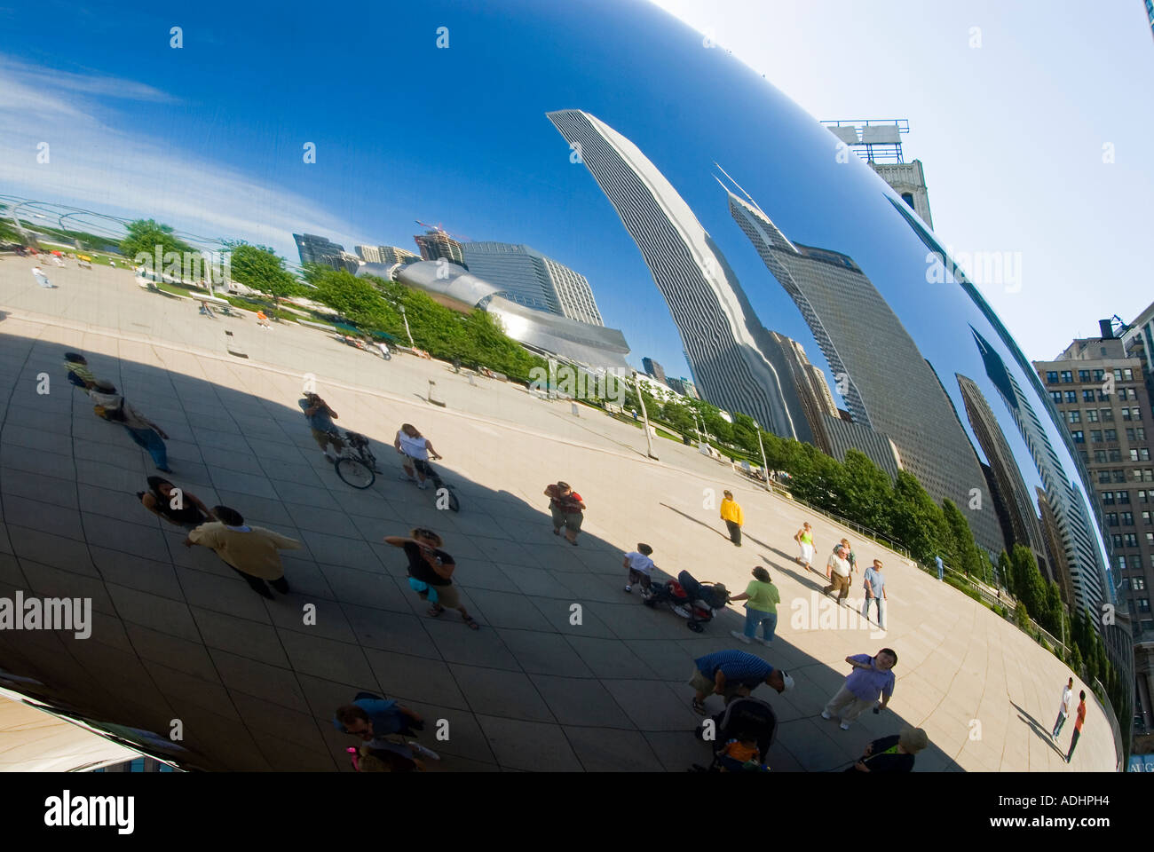 Chicago bean underneath hi-res stock photography and images - Alamy