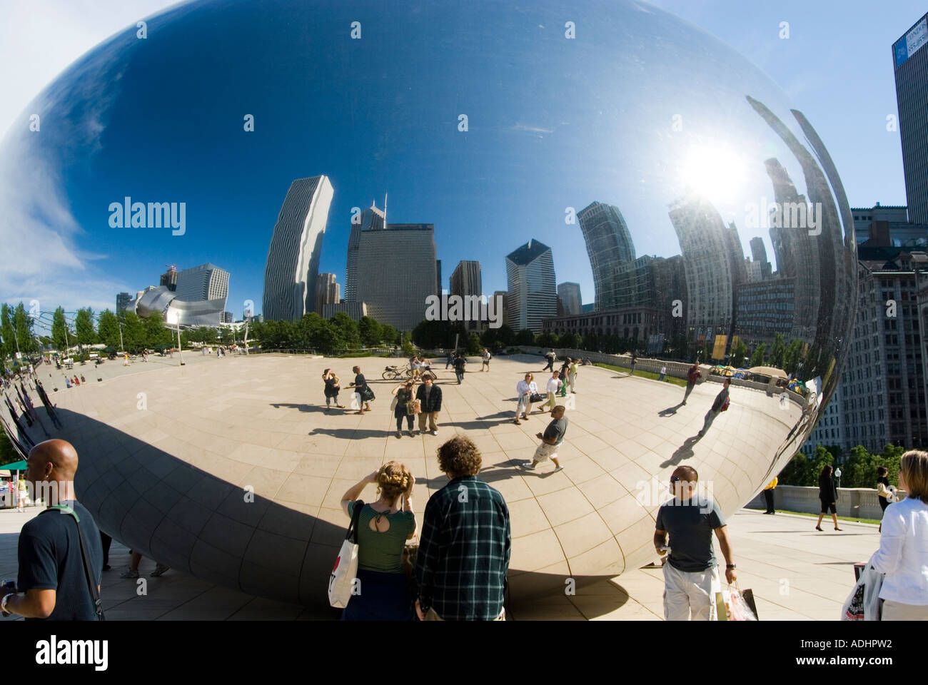 Chicago bean underneath hi-res stock photography and images - Alamy