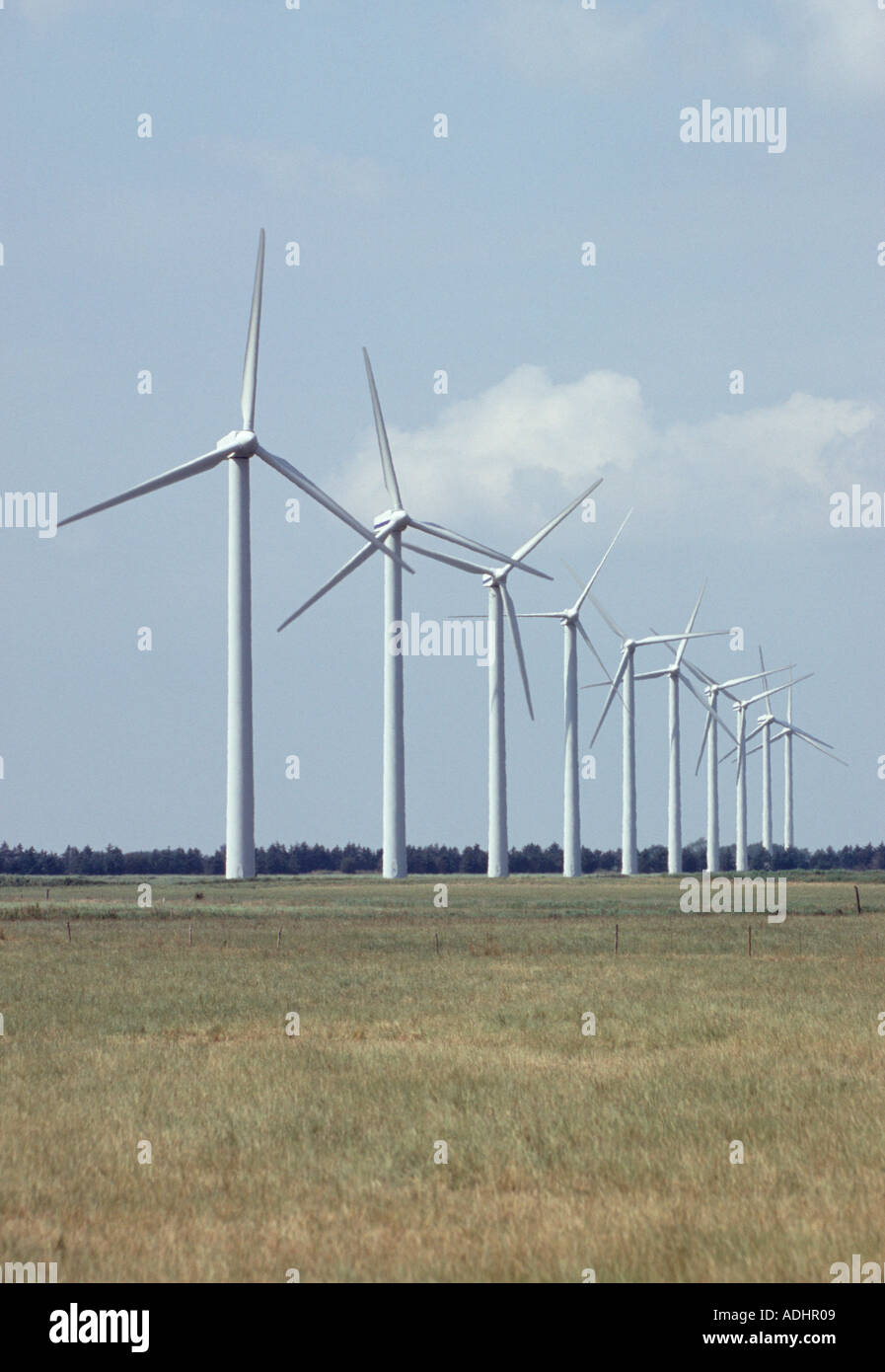 Modern wind turbine power plant Stock Photo - Alamy
