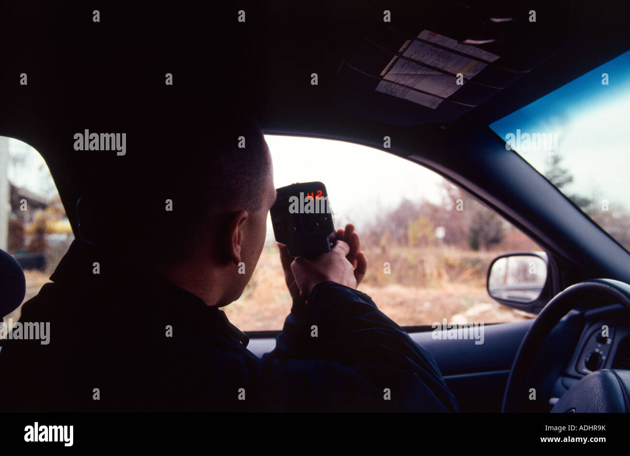 Handheld laser speed gun hi-res stock photography and images - Alamy