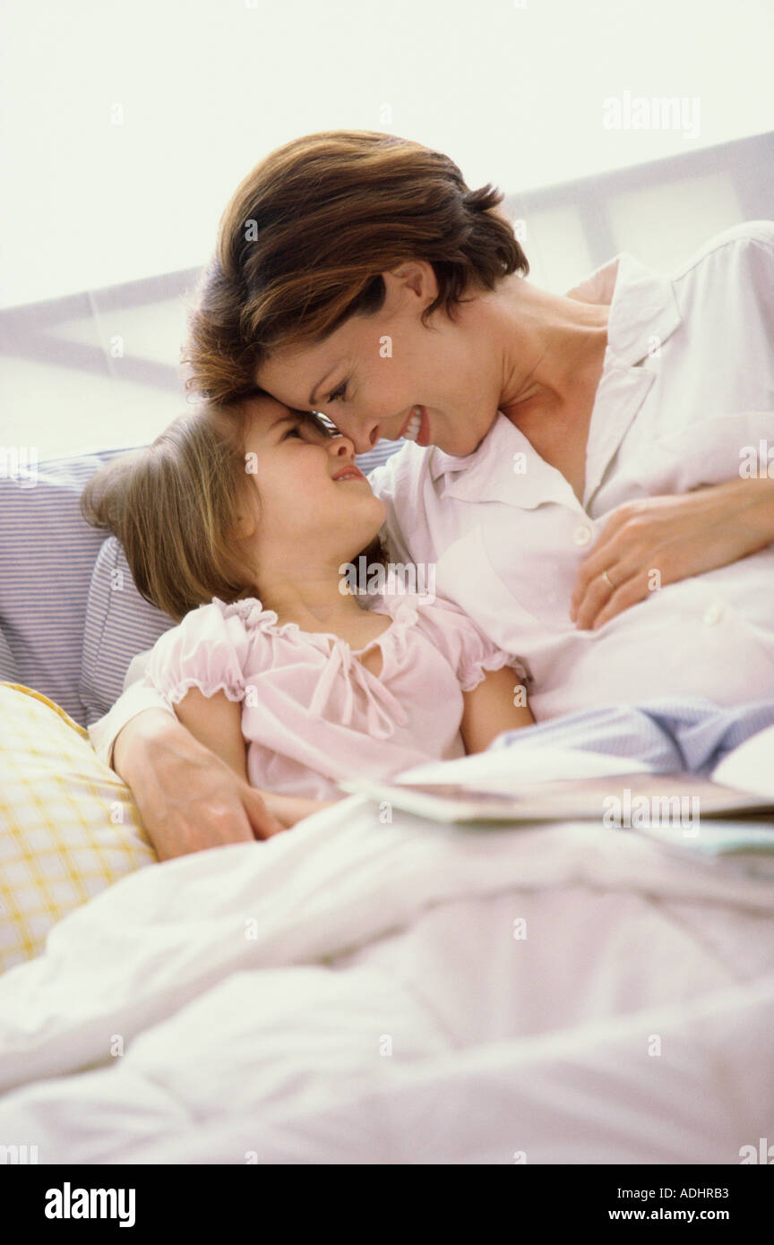 Mother and daughter nuzzling hi-res stock photography and images - Alamy